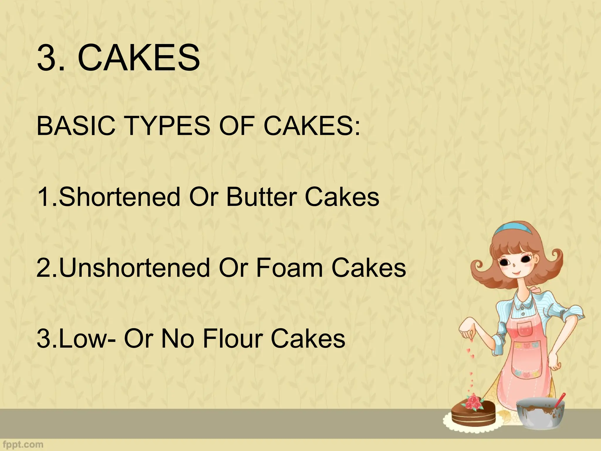 CLASSIFICATIONS OF BAKERY PRODUCTS a powerpoint | PPT