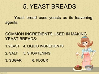 CLASSIFICATIONS OF BAKERY PRODUCTS a powerpoint | PPT