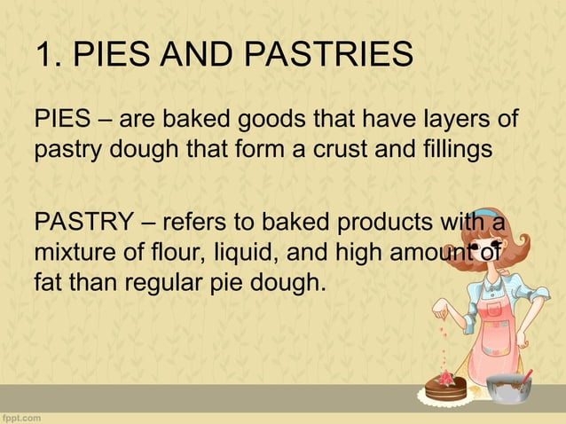 CLASSIFICATIONS OF BAKERY PRODUCTS a powerpoint | PPT
