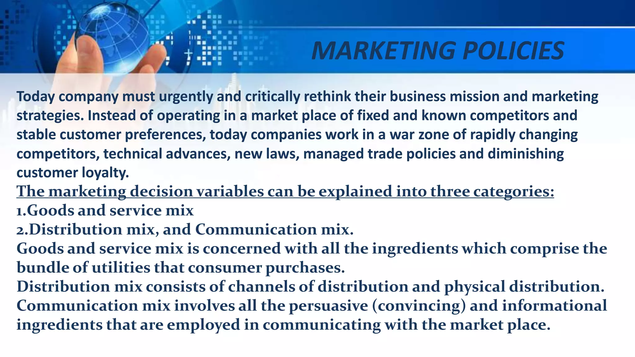 Classifications of business policies1 | PPTX | Business Accounting ...