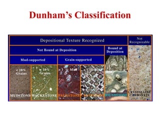 Classifications of carbonate rocks | PDF