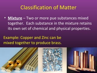 Classifications of Matter | PPT
