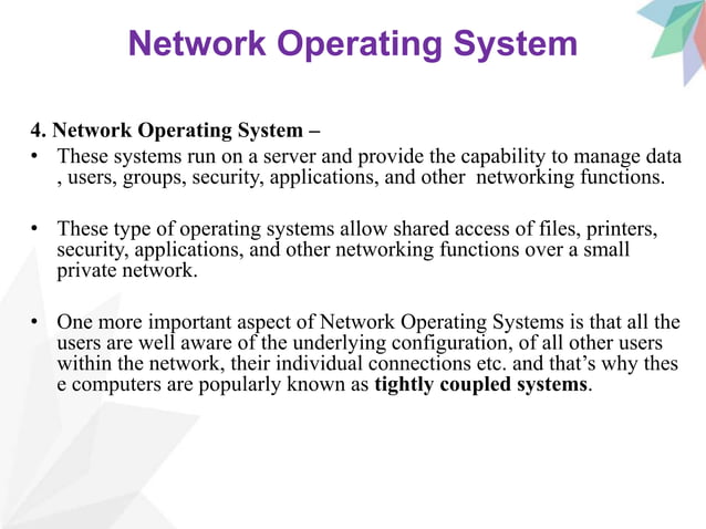 Classifications of OS.pptx | Operating Systems | Computer Software and Applications