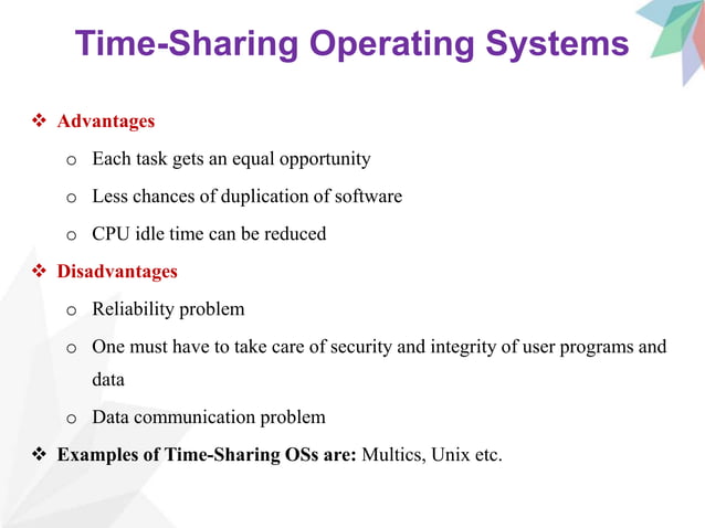 Classifications of OS.pptx | Operating Systems | Computer Software and Applications