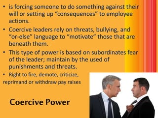 Classifications of power | PPTX