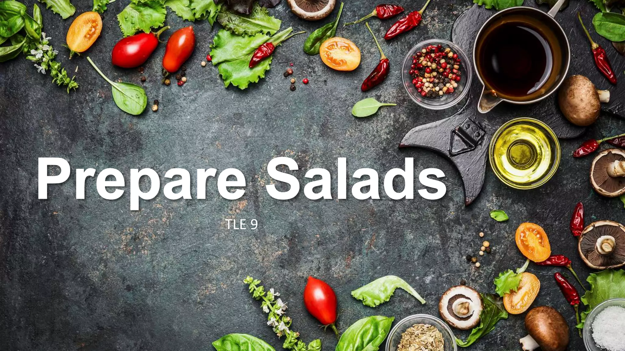 Classifications of salads | PPTX