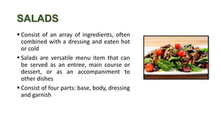Classifications of salads | PPTX