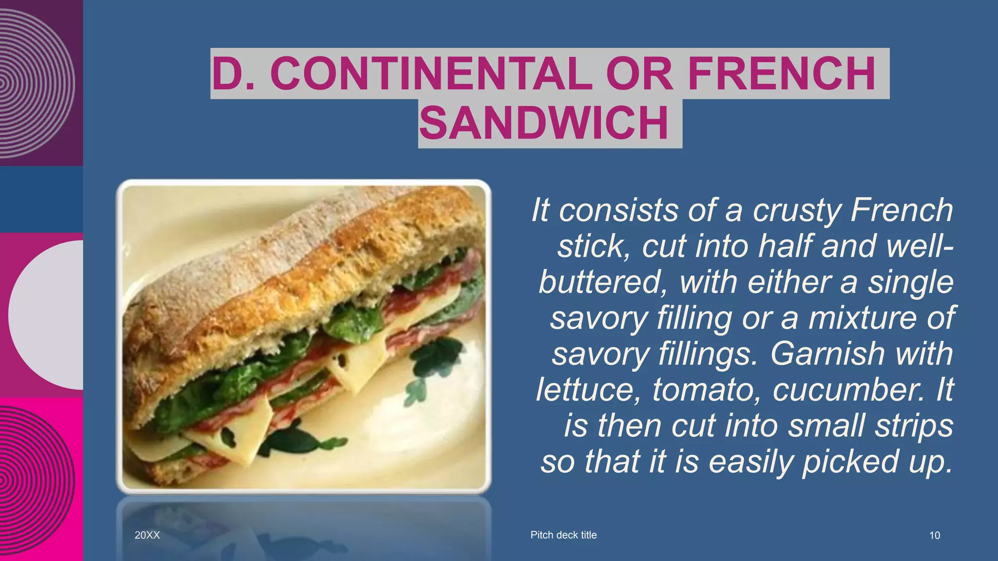 Classifications of Sandwiches | PPTX