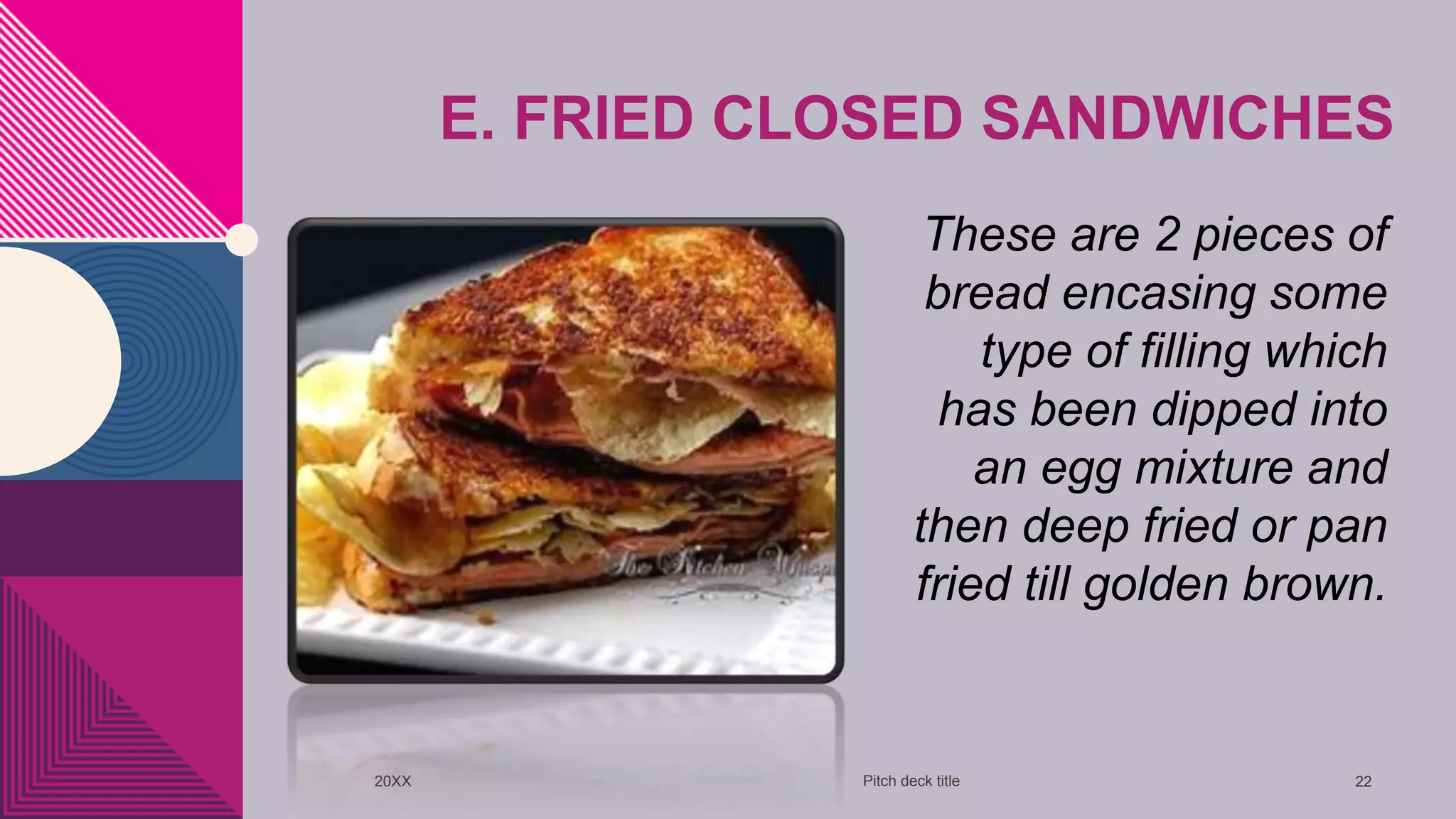 Classifications of Sandwiches | PPTX