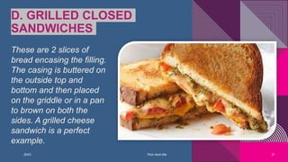 Classifications of Sandwiches | PPTX