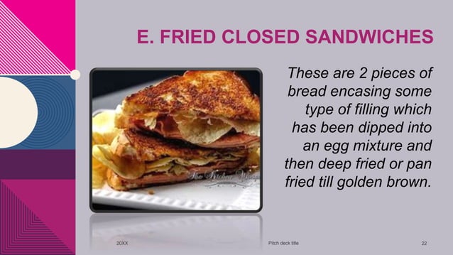 Classifications of Sandwiches | PPTX