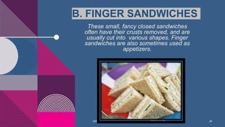 Classifications of Sandwiches | PPTX