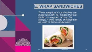 Classifications of Sandwiches | PPTX