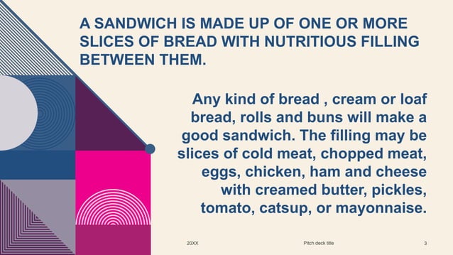 Classifications of Sandwiches | PPTX