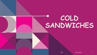 Classifications of Sandwiches | PPTX