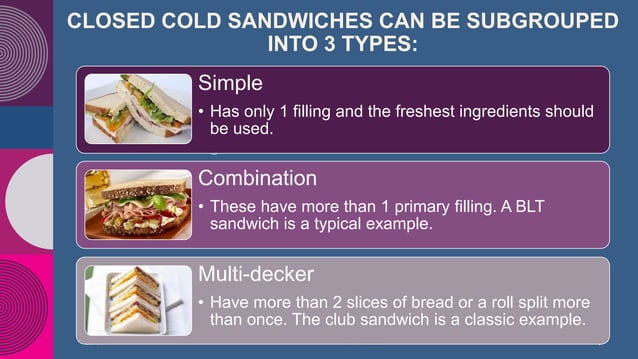 Classifications of Sandwiches | PPTX