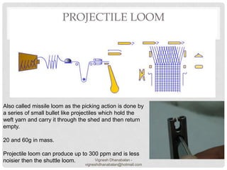 Classifications of shuttless weaving | PDF
