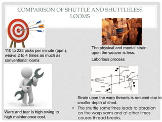 Classifications of shuttless weaving | PDF