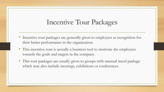 Classification of Tour Packages | PPTX