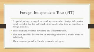Classification of Tour Packages | PPTX