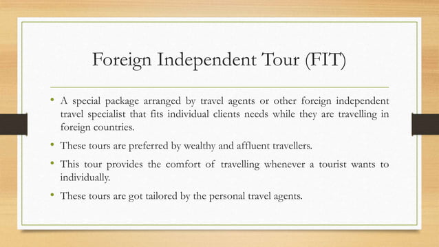 Classification of Tour Packages | PPTX | Travel Preparation and Advice ...