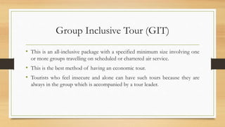 Classification of Tour Packages | PPTX
