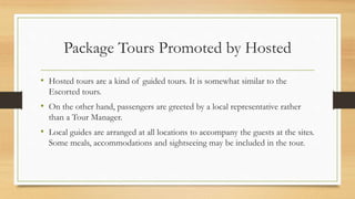 Classification of Tour Packages | PPTX