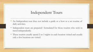 Classification of Tour Packages | PPTX