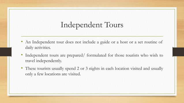 Classification of Tour Packages | PPTX | Travel Preparation and Advice ...