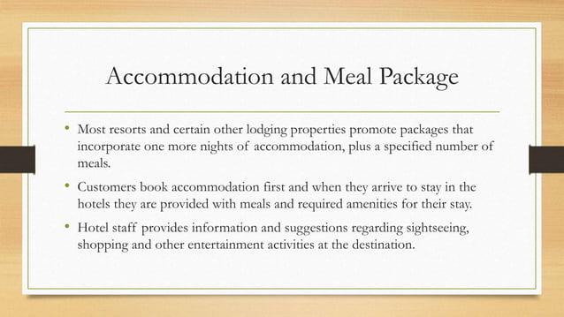 Classification of Tour Packages | PPTX | Travel Preparation and Advice ...