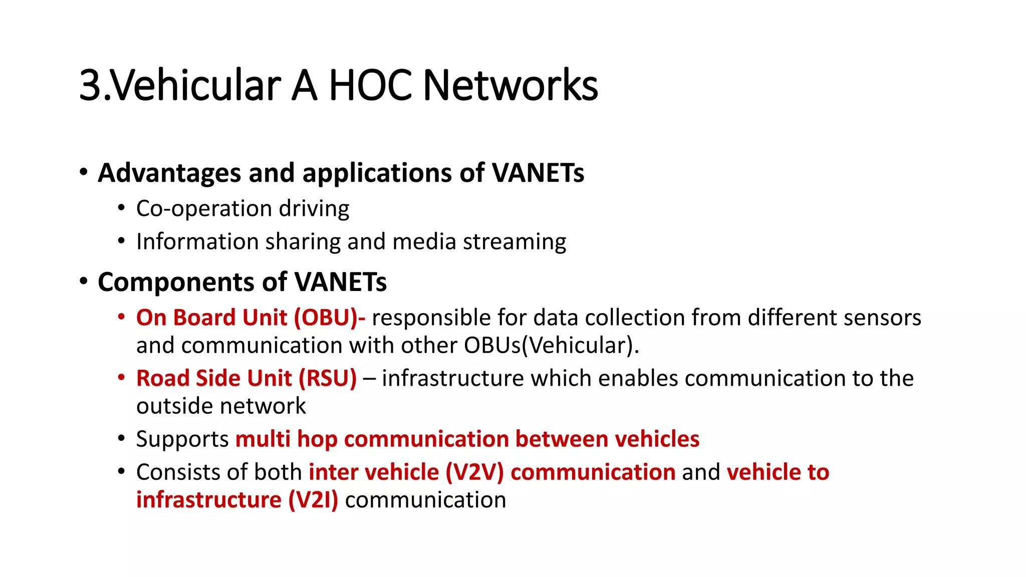 Classifications Of Wireless Adhoc Networks Pptx Internet Of Things