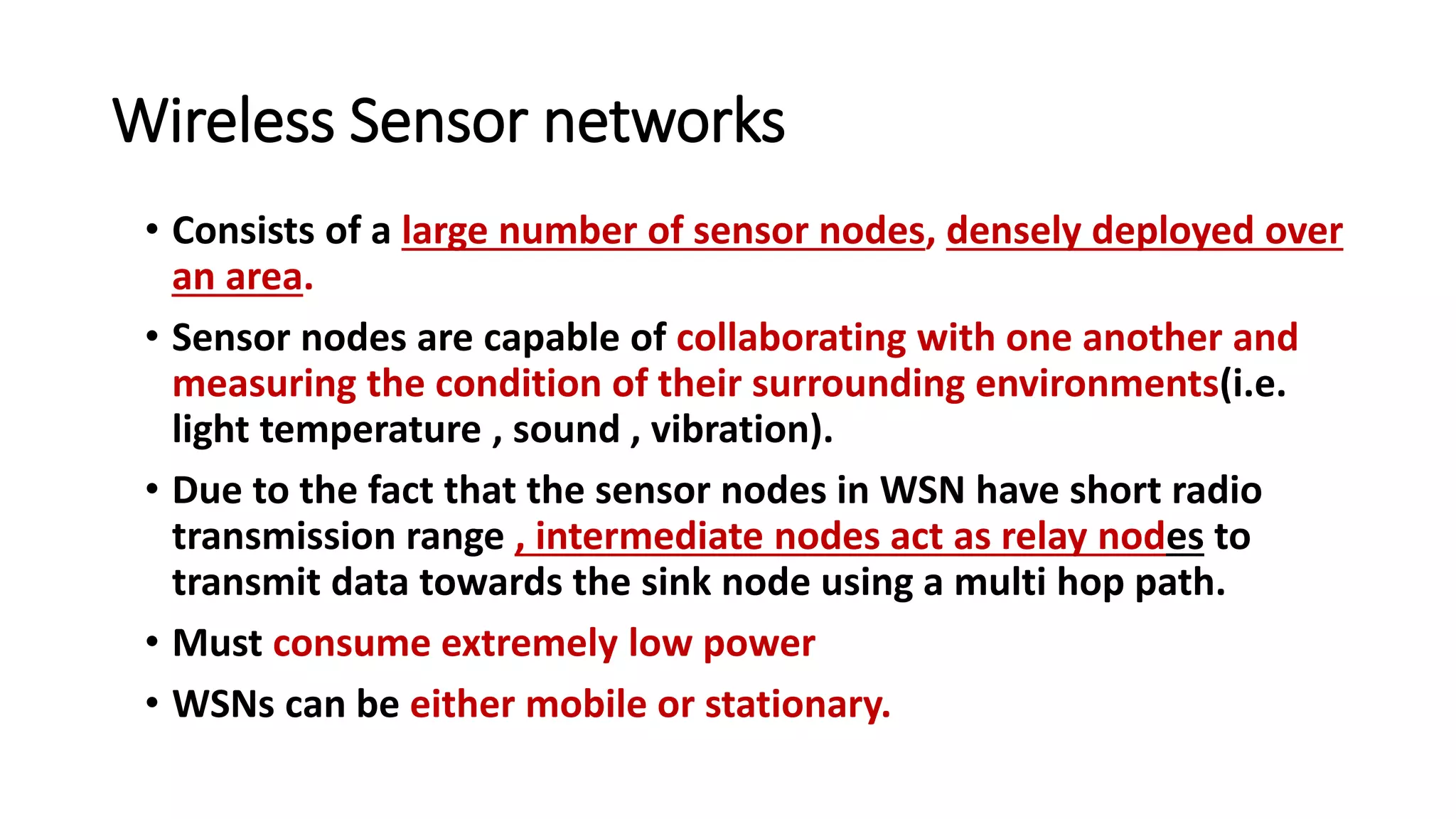 Classifications of wireless adhoc networks | PPTX