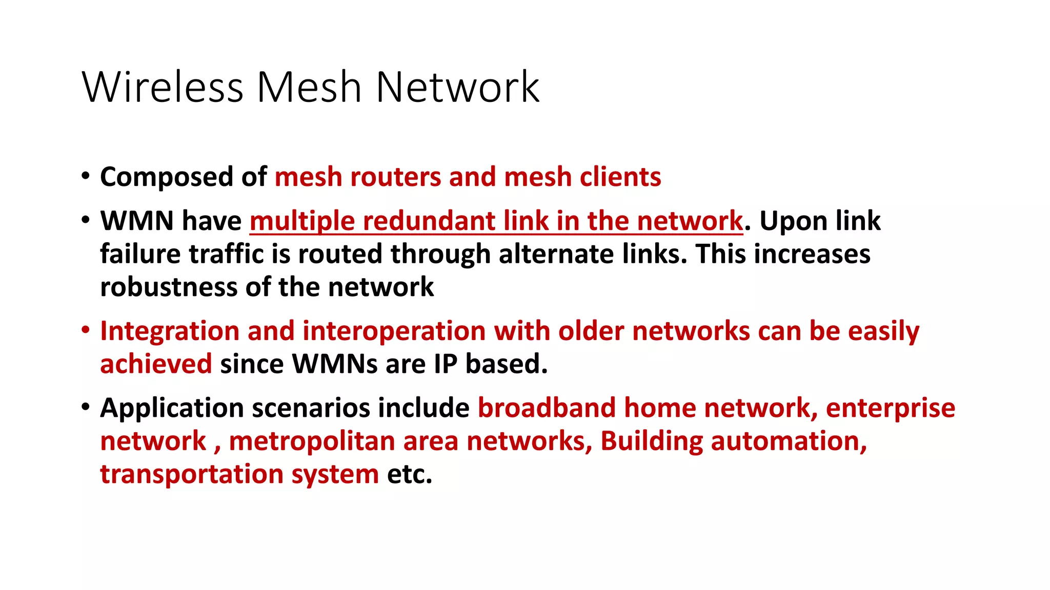 Classifications Of Wireless Adhoc Networks Pptx Internet Of Things