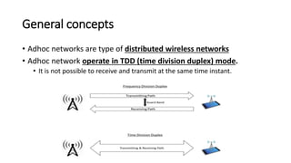 Classifications of wireless adhoc networks | PPTX