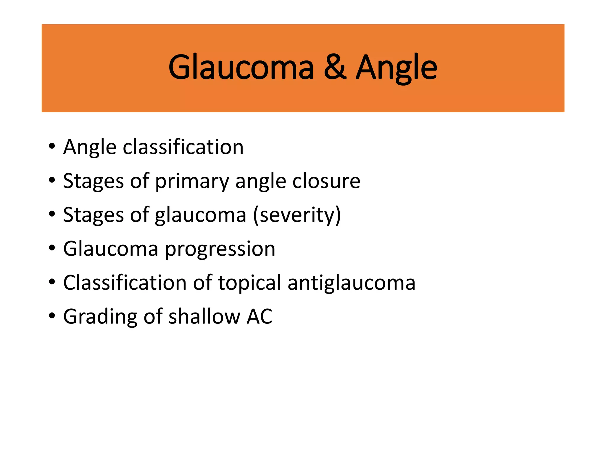 Classification Staging Grading in Ophthalmology | PPTX