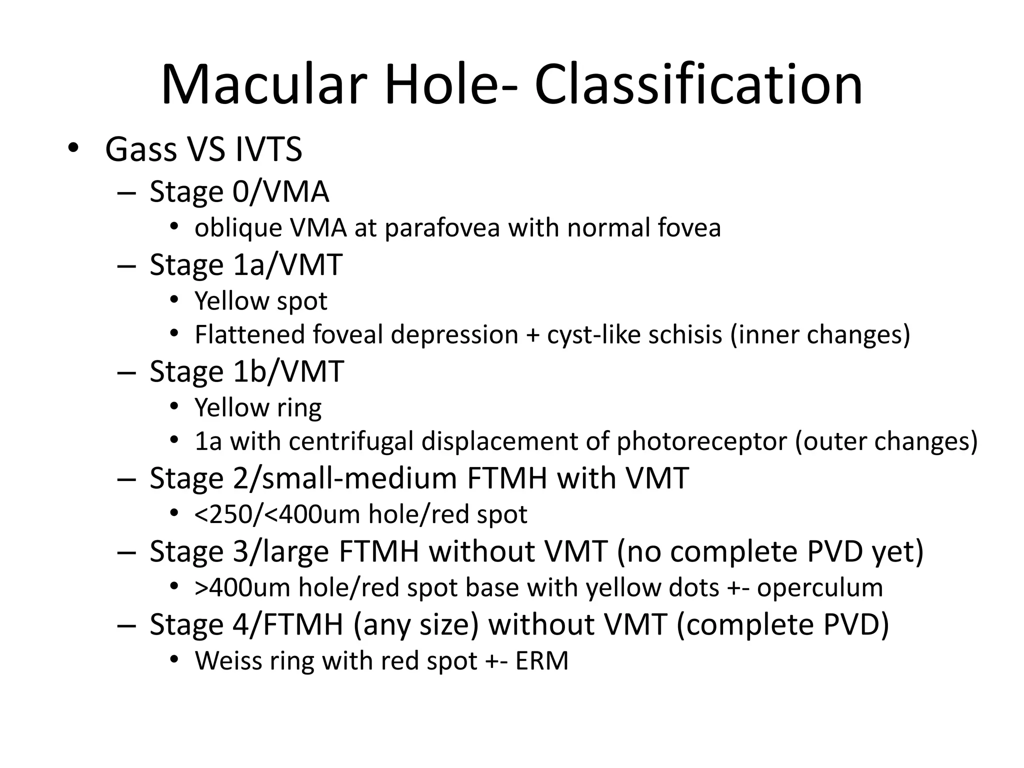 Classification Staging Grading in Ophthalmology | PPTX