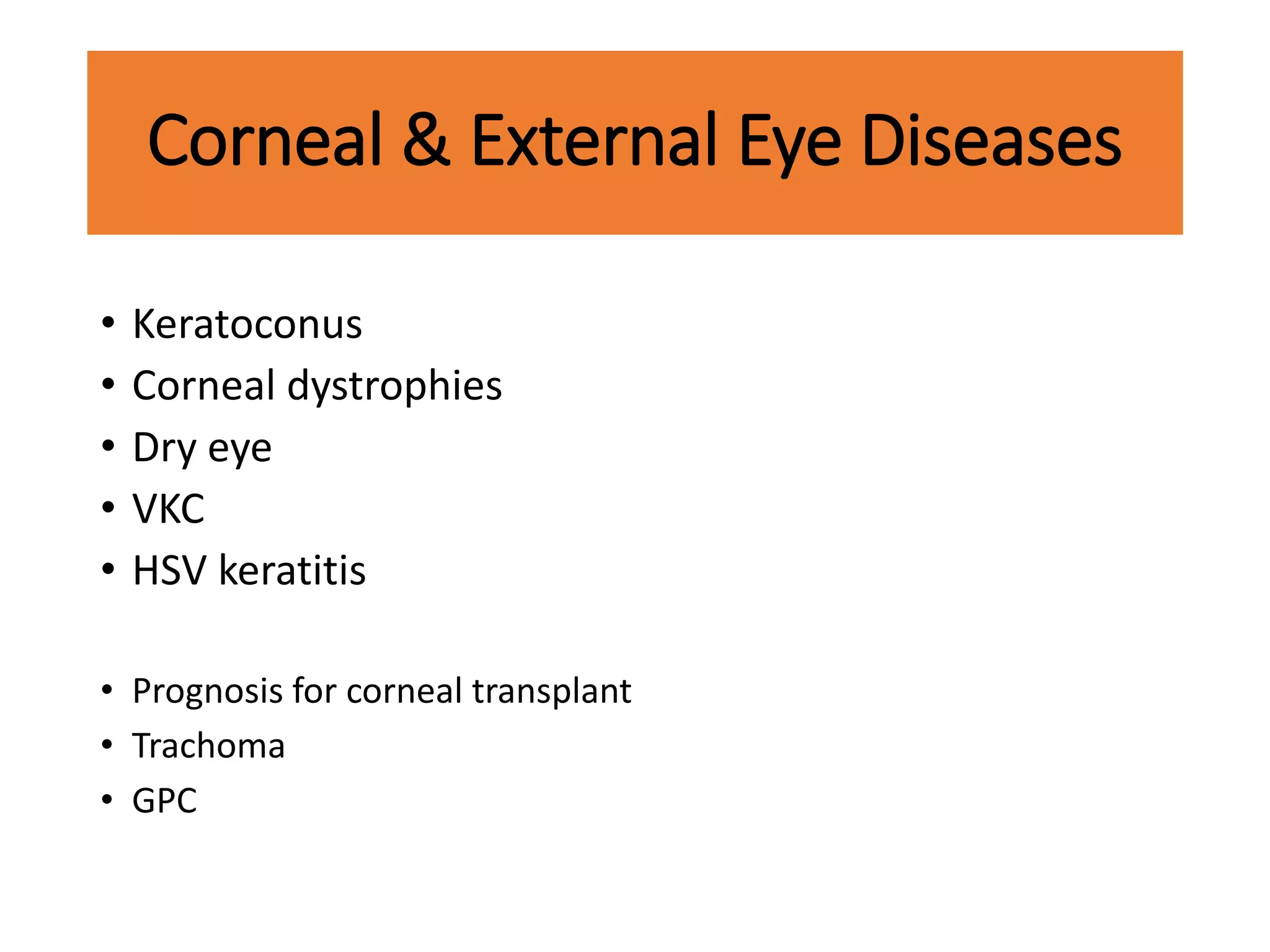 Classification Staging Grading in Ophthalmology | PPTX