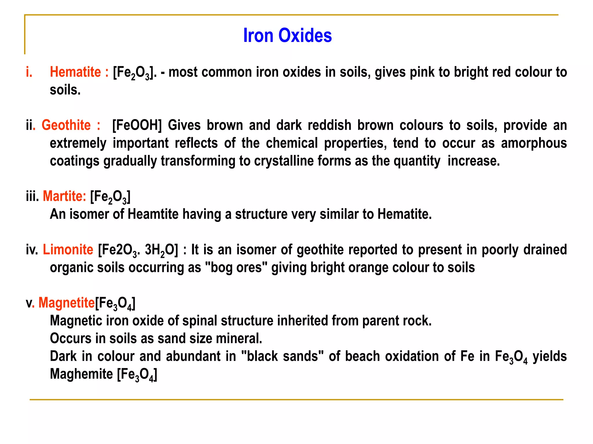 CLASSIFICATION, STRUCTURE, CHEMICAL COMPOSITION AND PROPERTIES OF CLAY ...