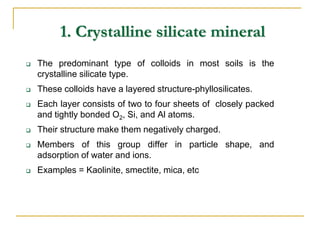 CLASSIFICATION, STRUCTURE, CHEMICAL COMPOSITION AND PROPERTIES OF CLAY ...