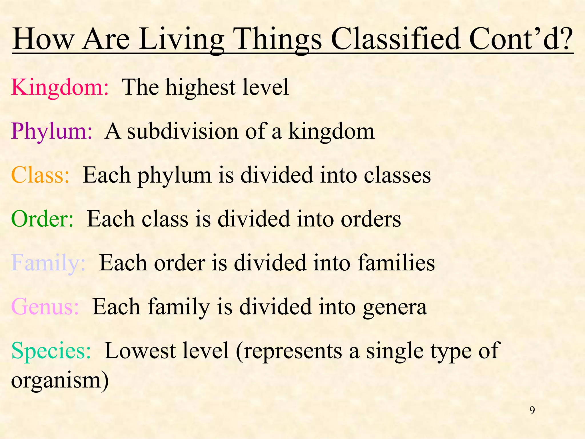 Classification system | PPT