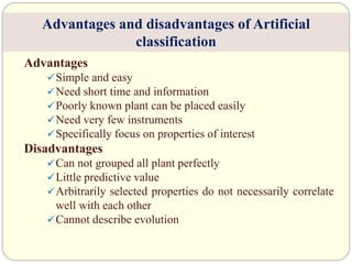 CLASSIFICATION SYSTEMS IN PLANTS | PPTX
