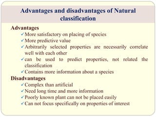 CLASSIFICATION SYSTEMS IN PLANTS | PPTX