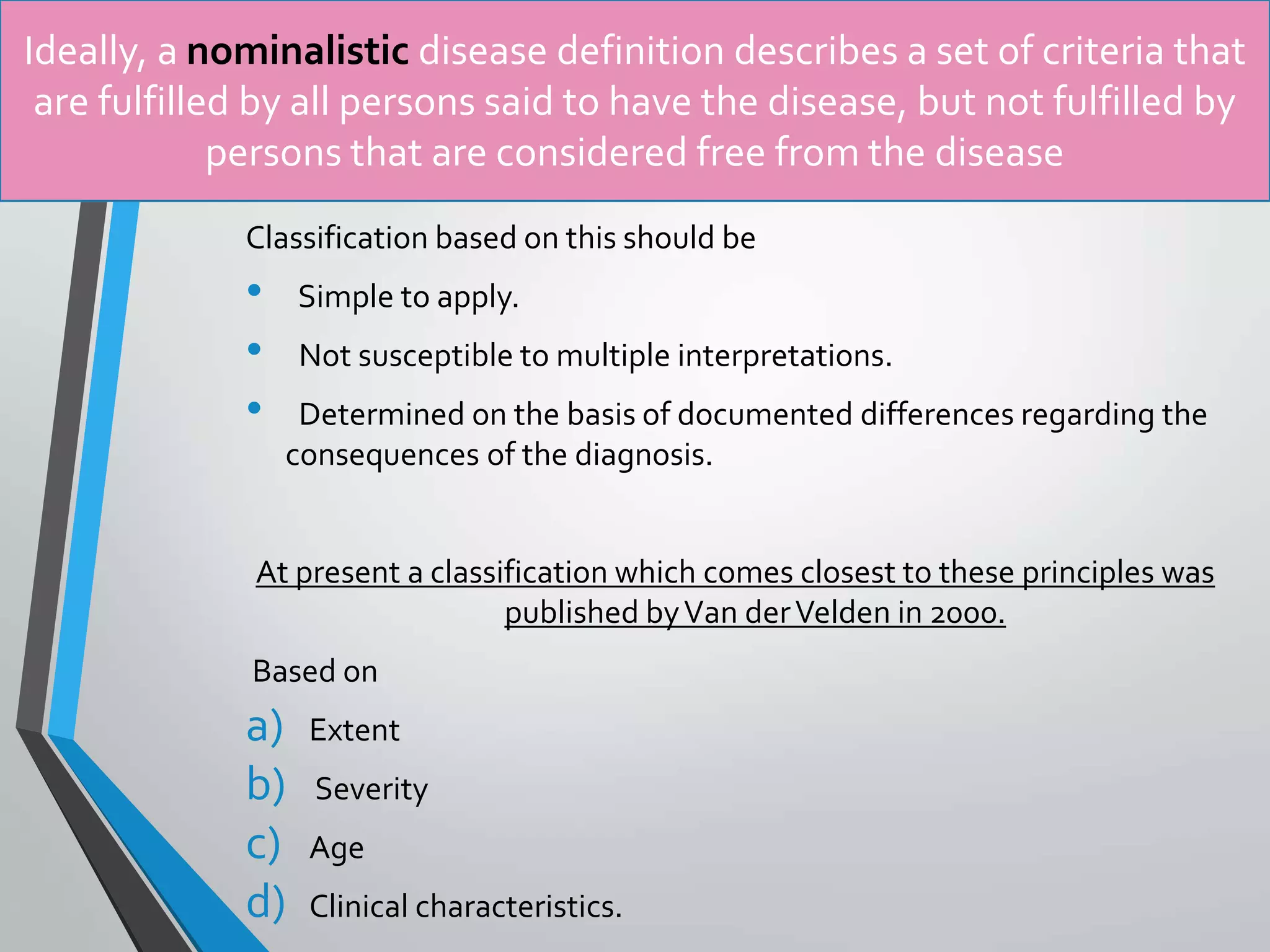 Classification Systems of Periodontal Diseases | PPTX