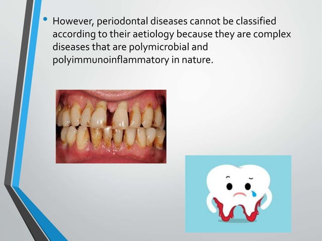 Classification Systems of Periodontal Diseases | PPTX