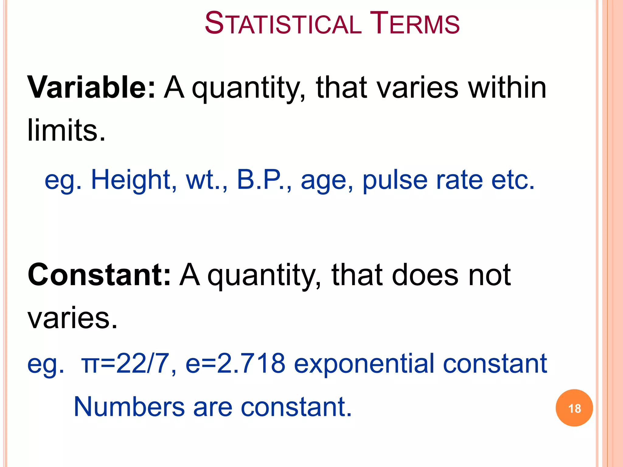 Classification And Tabulation Of Data Pptx Physics Science