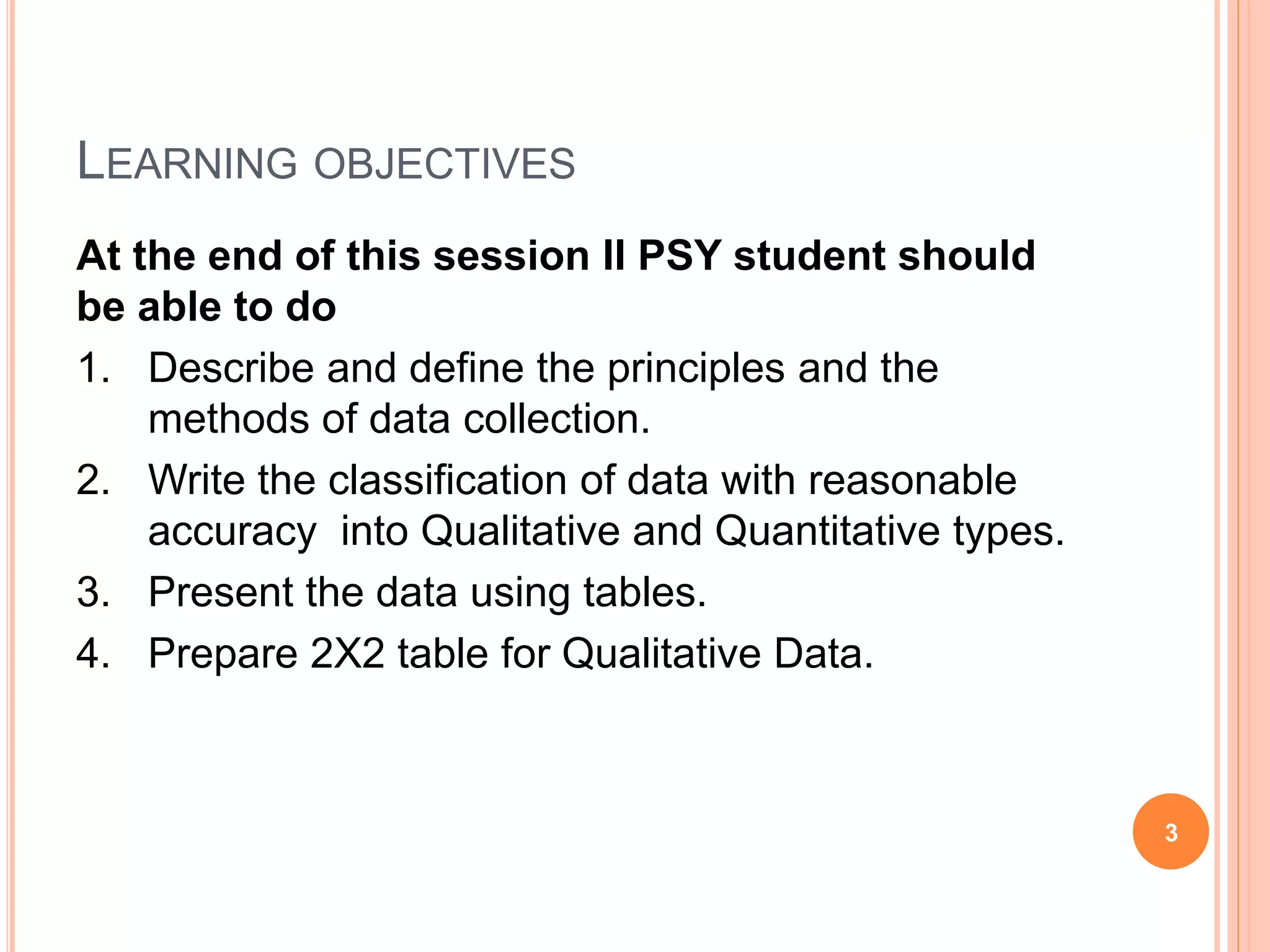 Classification And Tabulation Of Data Pptx Physics Science