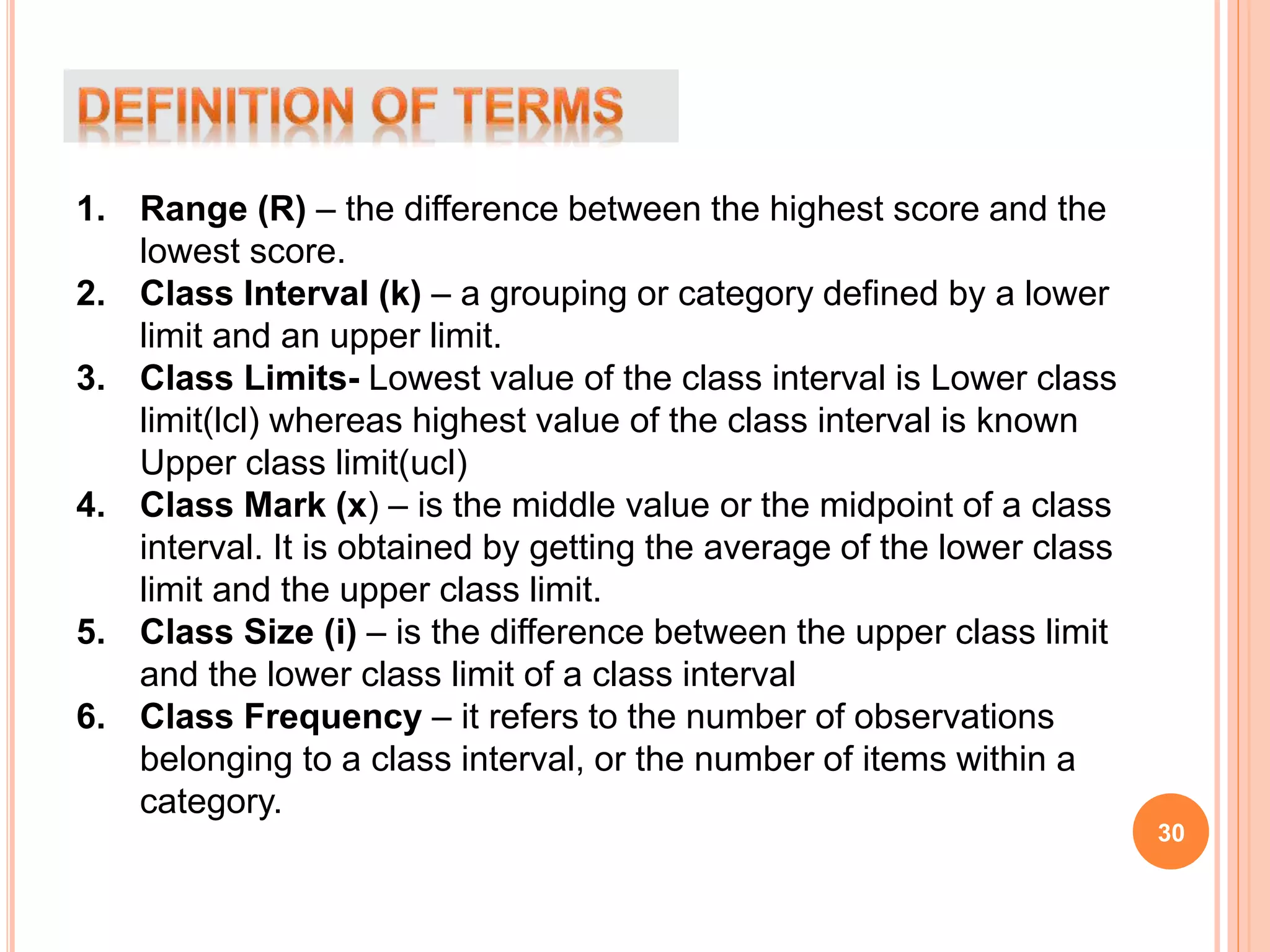 Classification And Tabulation Of Data Pptx Physics Science
