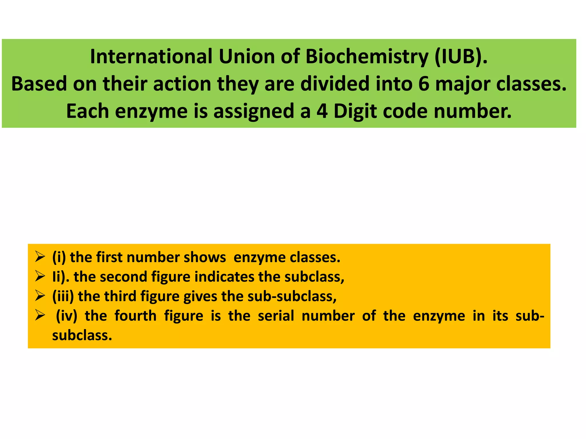 Classification and nomenclature of enzymes | PPTX