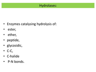 Classification and nomenclature of enzymes | PPTX