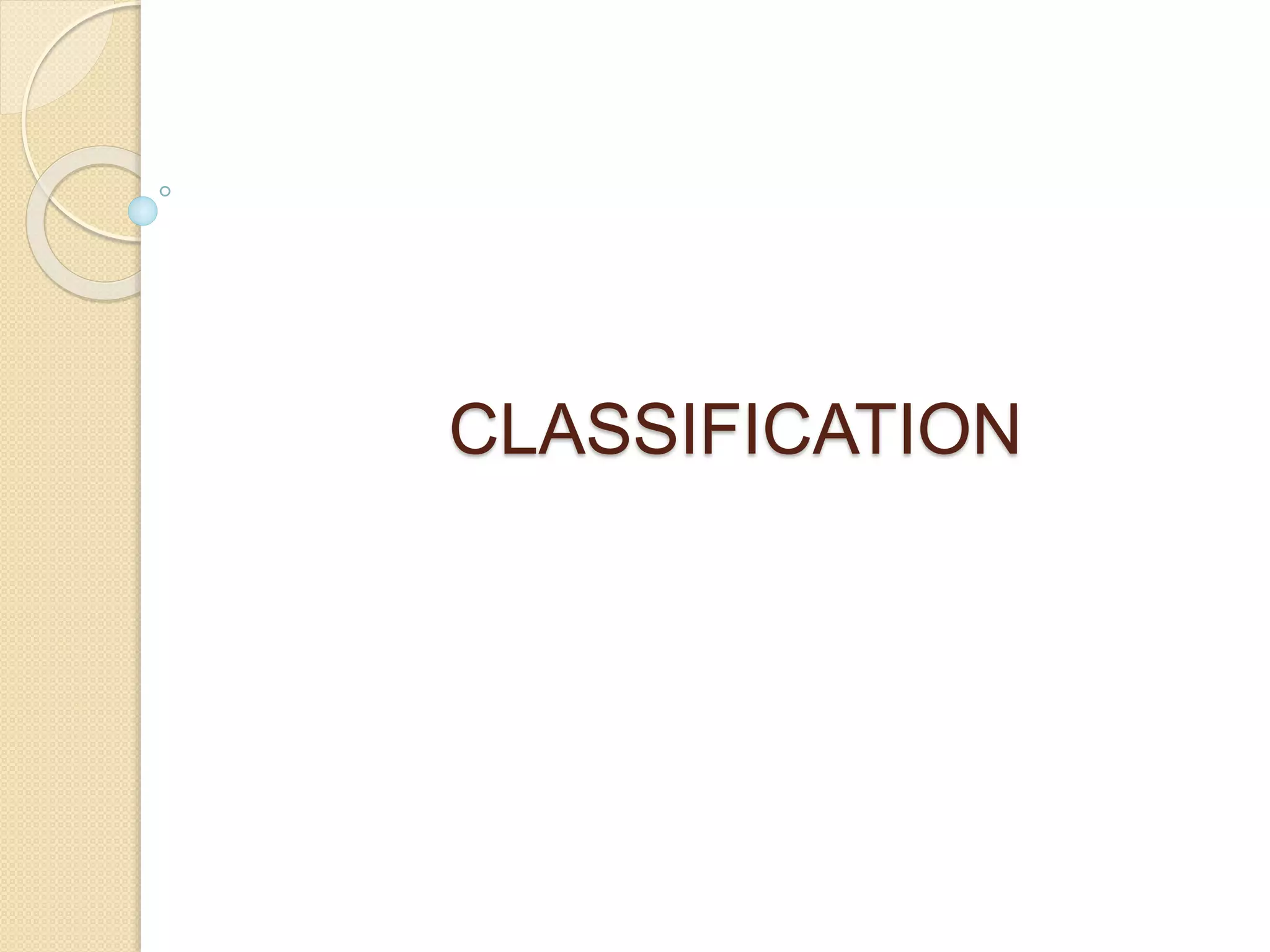 Classification | PPT